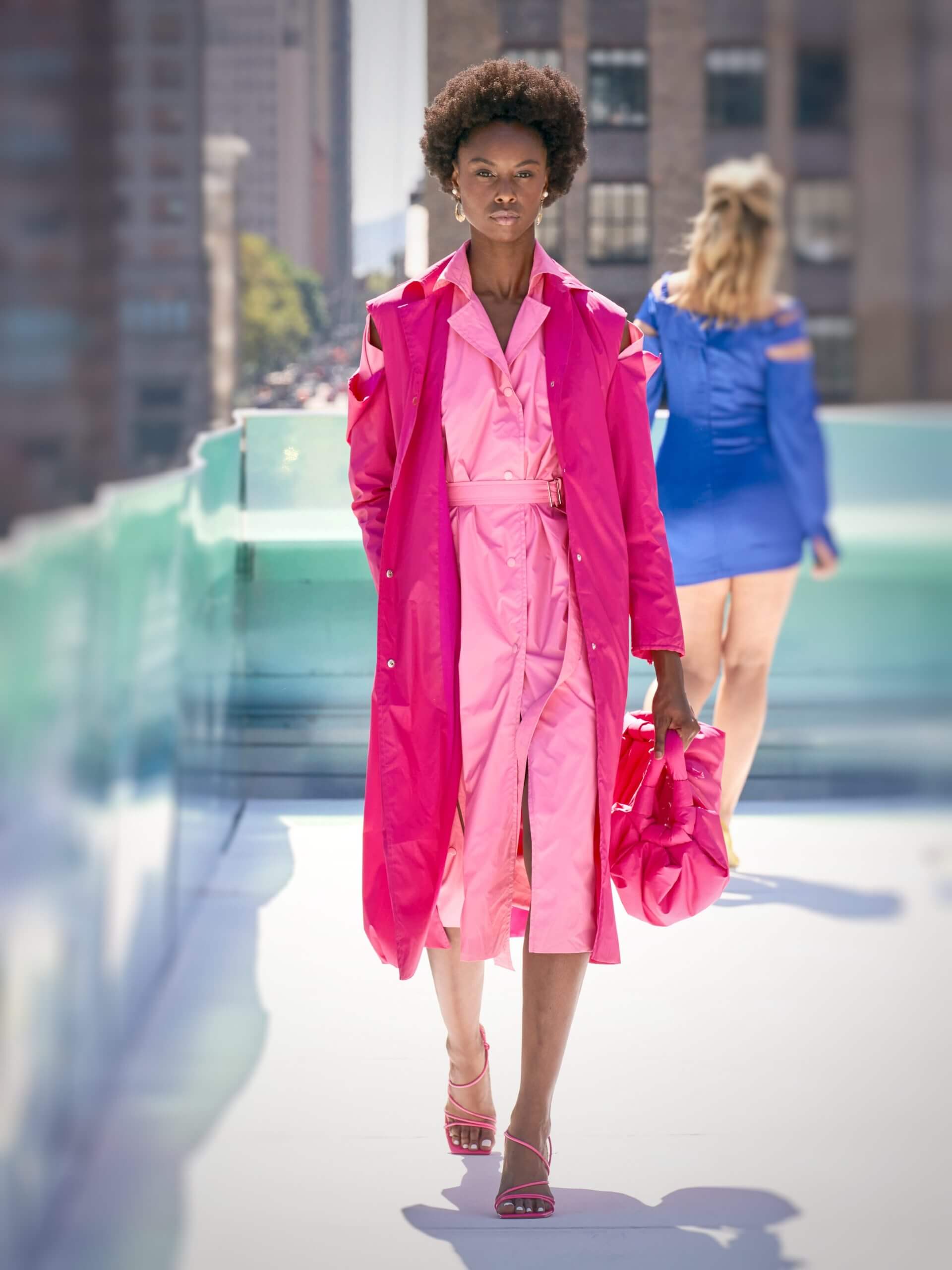 ELENA RUDENKO Sunny Raincoat pink – Flying Solo NYC