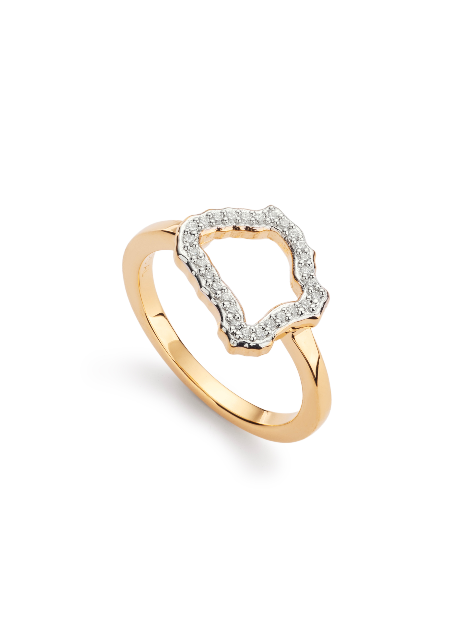 Aaria London Gold Vermeil Roma Ring – Flying Solo NYC