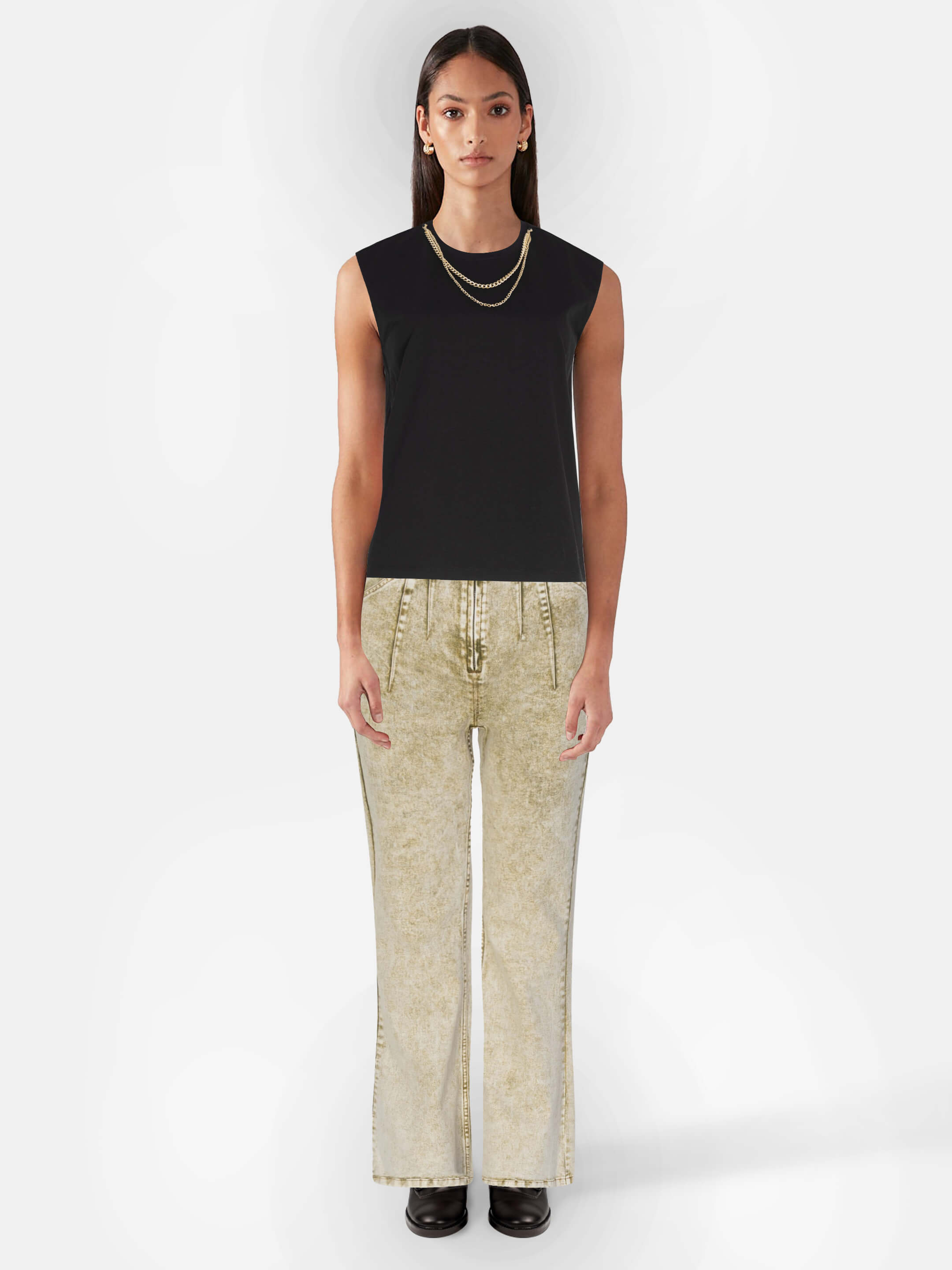 Circular Path Flared Pants – Flying Solo NYC