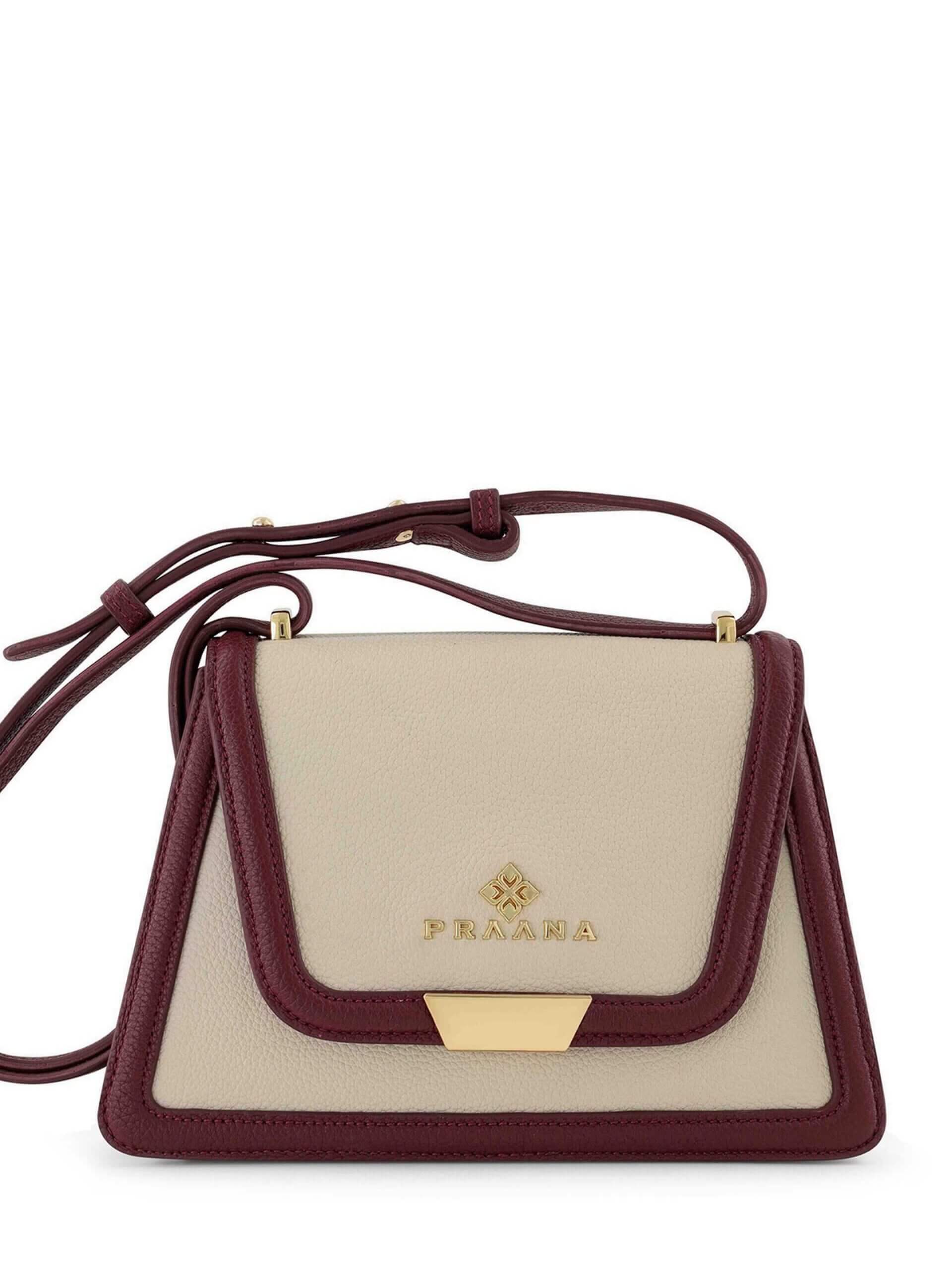 PRAANA Luxury White Leather Mini Shoulder – Flying Solo Paris