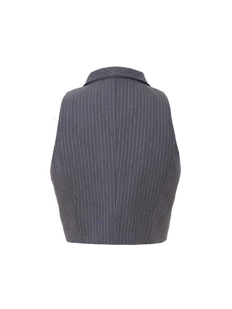 Ailiere Grey Sleeveless Top – Flying Solo NYC