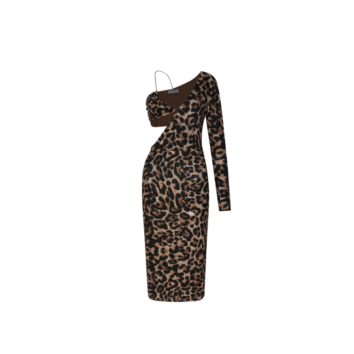 Circular Path Animal Print Evening Dress – Flying Solo NYC