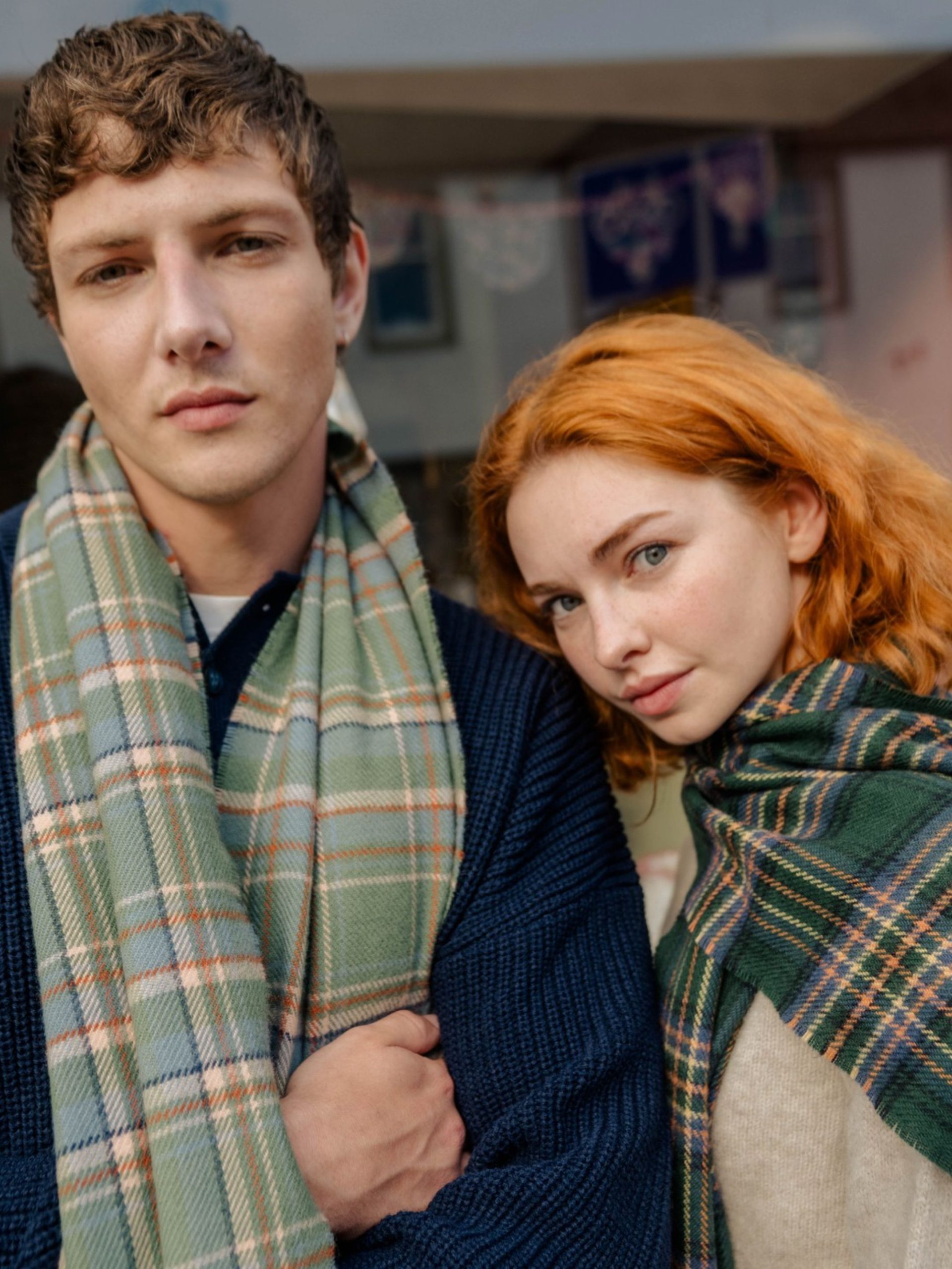 Araminta Campbell Green Wool Scarf – Flying Solo Paris