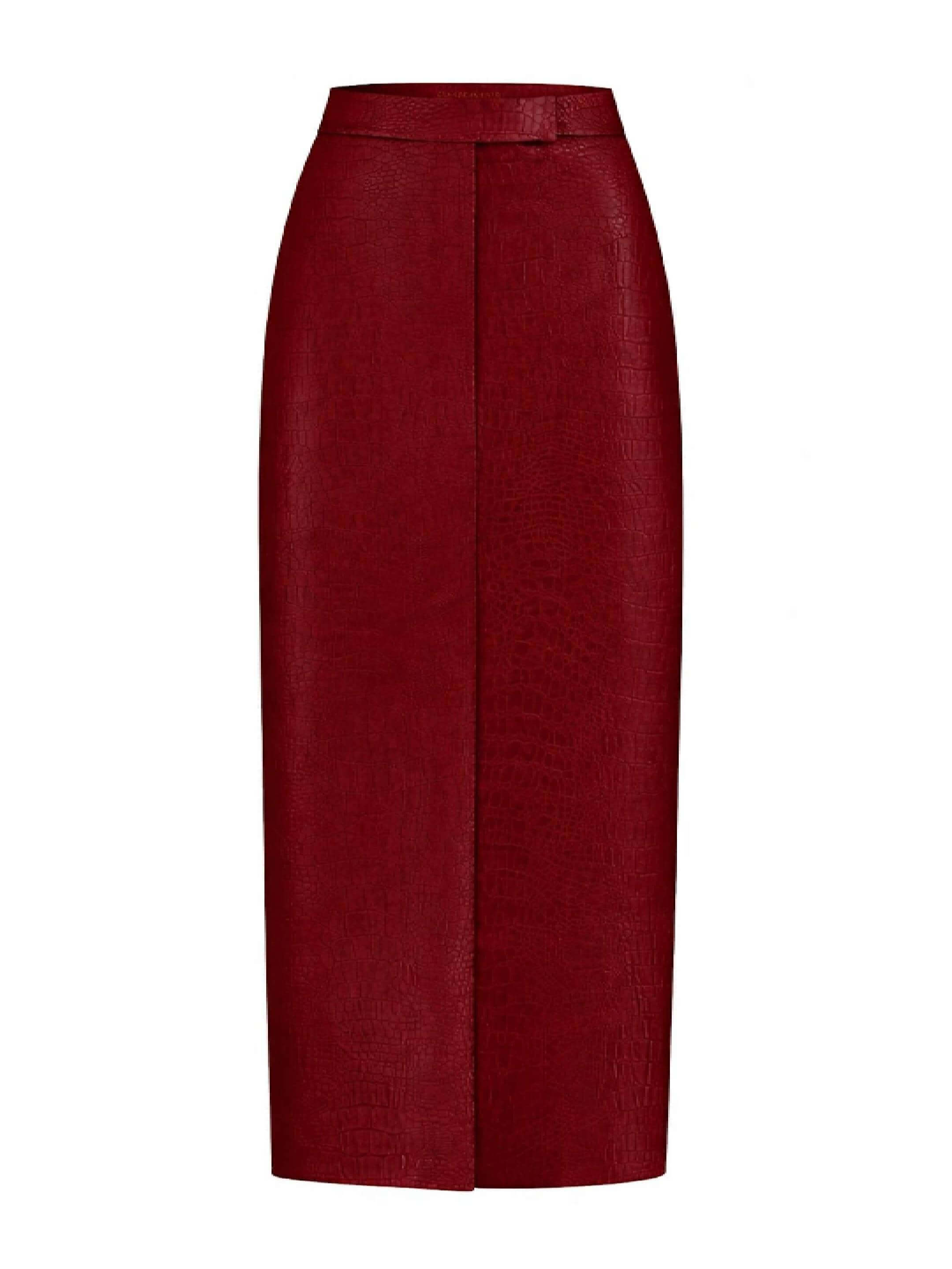 Umahanova Red Maxi Skirt – Flying Solo NYC
